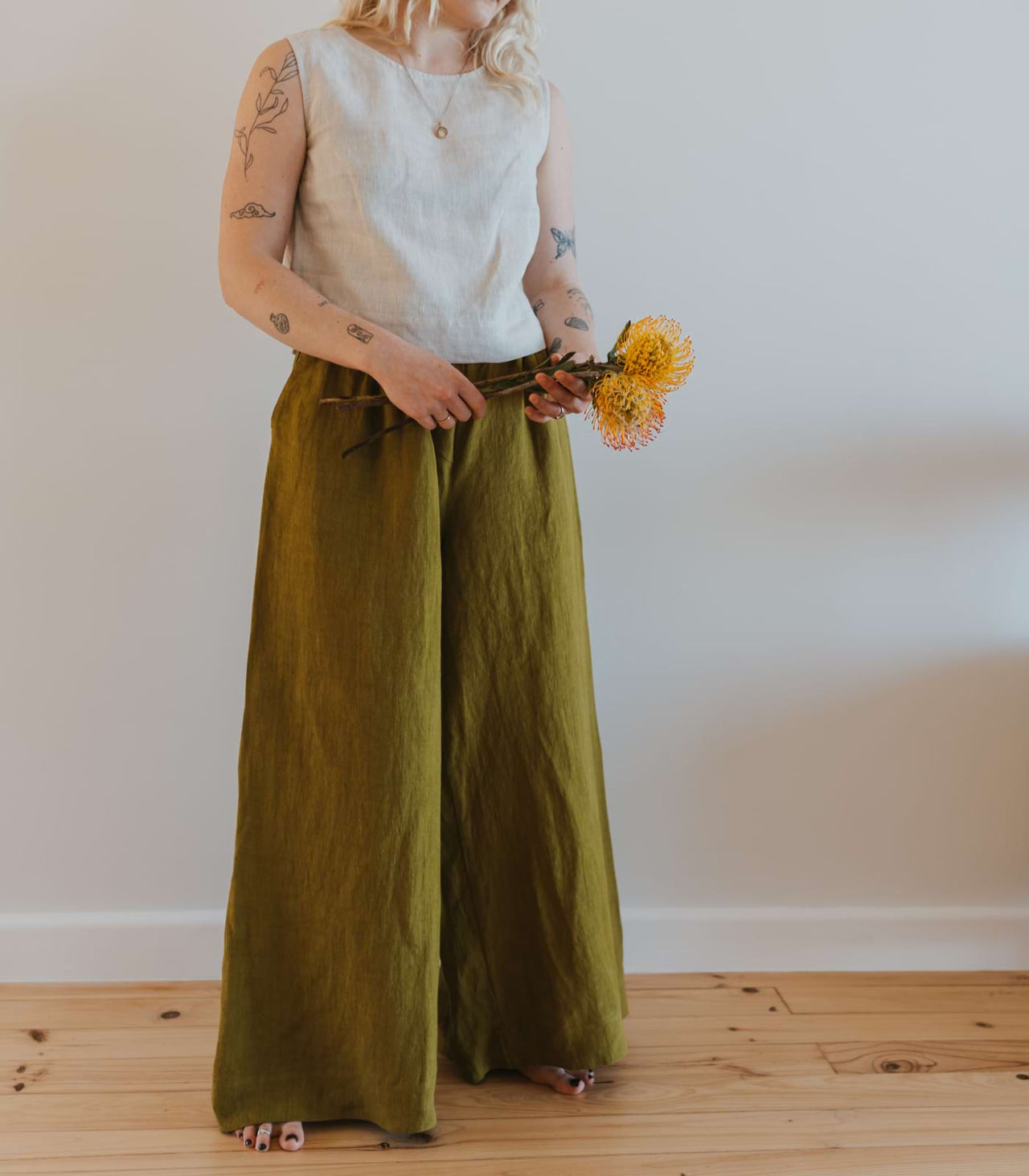 The Dune Palazzo Linen Pants – Titch Clothing & Accessories