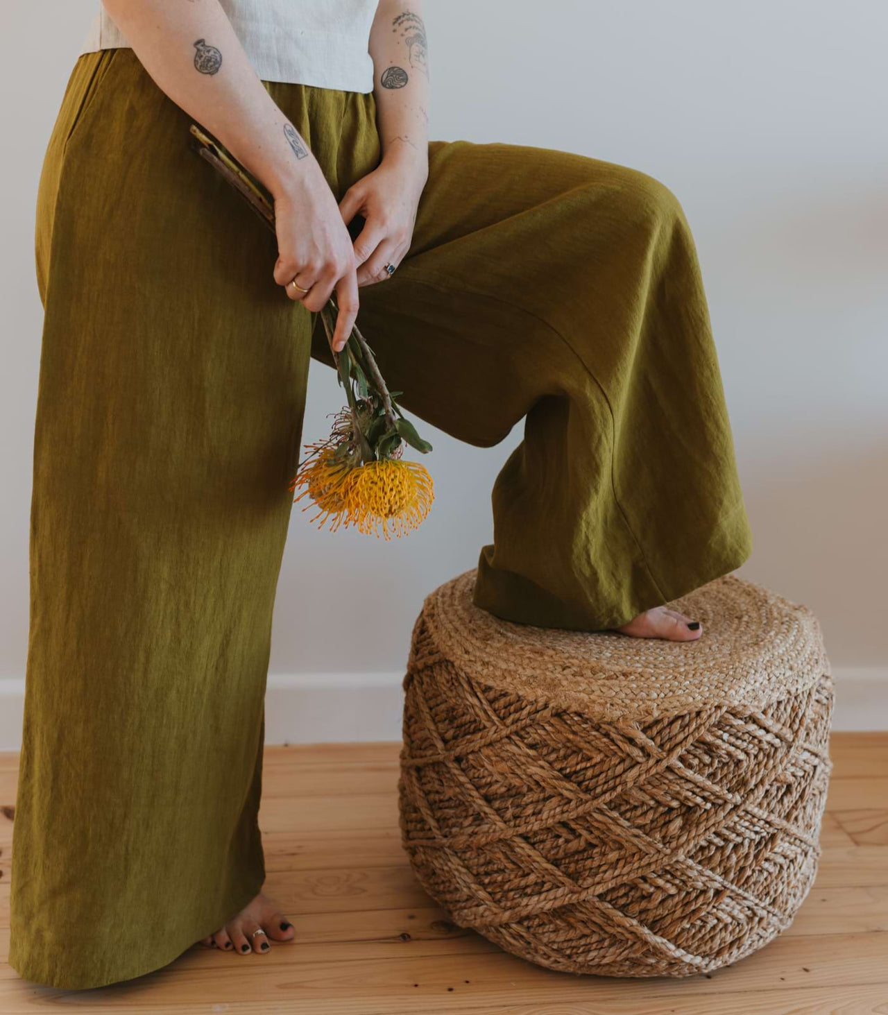 The Dune Palazzo Linen Pants – Titch Clothing & Accessories