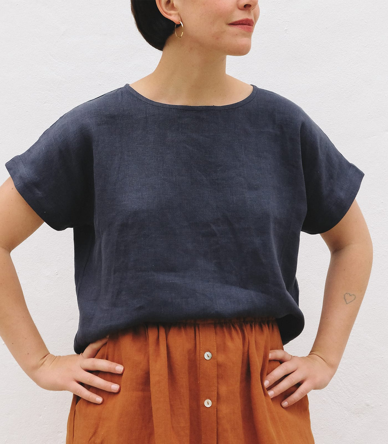 Shop the Kubusi Linen T-shirt Online | Titch Clothing & Accessories